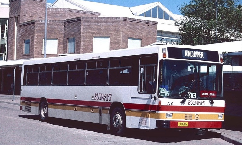 Busways Mercedes Benz single deck bus 251; Custom Coaches; Mercedes ...