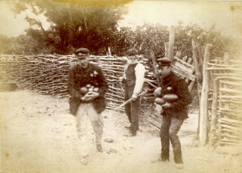 John Buick, circa 1891 with two men (sons Garibaldi and Malcolm Lloyd ...