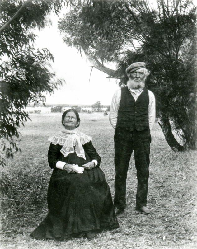 John Buick (1822-1914) standing with seated wife, Frances Ann Ladd nee Filmer, a... | eHive