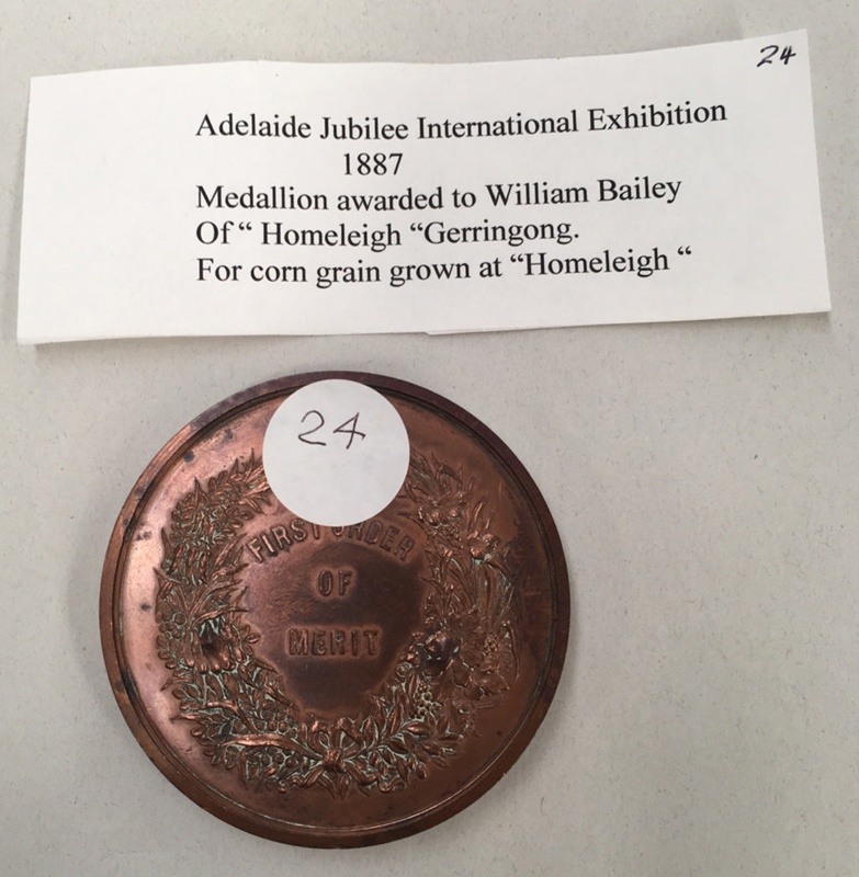 Medallion, Adelaide Jubilee International Exhibition 1887. Awarded to ...