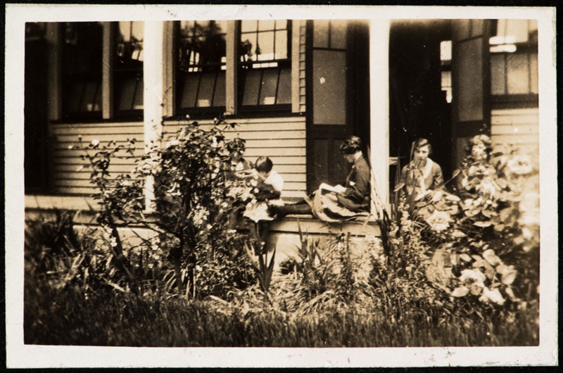 Early Villa students reading outside the Convent; Villa Maria College ...