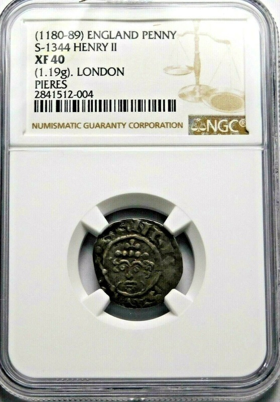 Henry II Coin; circa 1180-1189; Europe; 24.52020 | eHive
