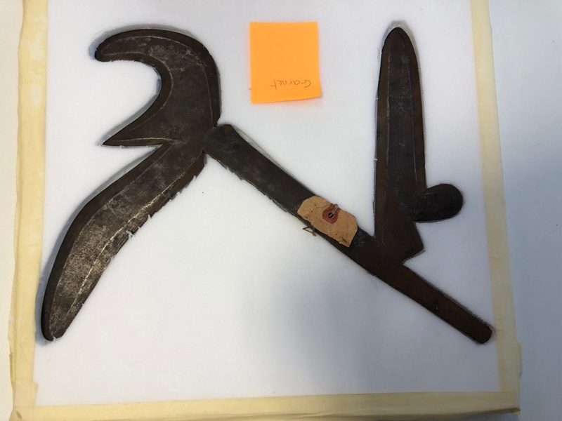 Kpinga/The Hunga Munga/Zande throwing knife; John Petherick; By ...