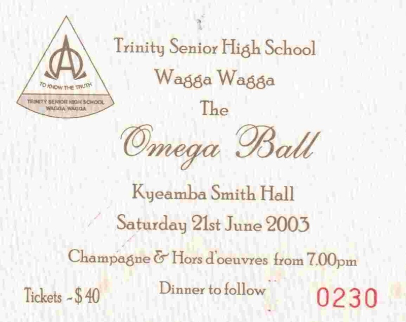 2003 Trinity Senior High School Omega Ball; 2023.1755 | eHive