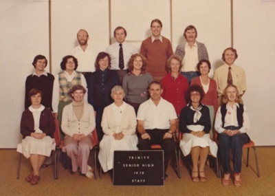 1979 Trinity Senior High School Staff Photo; 2023.058 | eHive