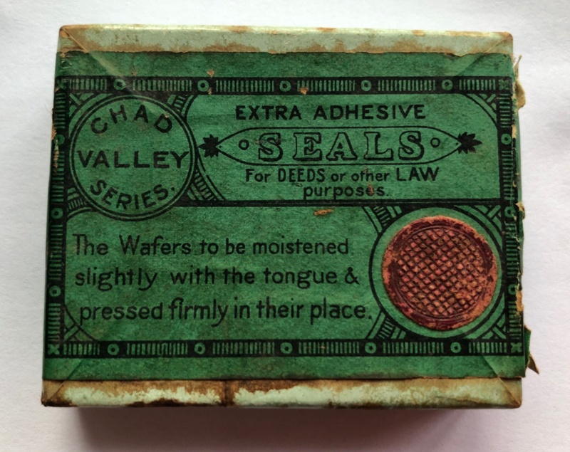 Box of legal seals; Chad Valley; Early 20th century; VEMU2115 | eHive