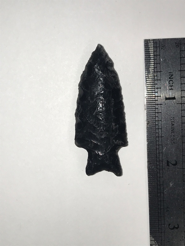 Windust Type C; Projectile Point; Obsidian; 11,200 - 8,500 B.P.; Utah ...