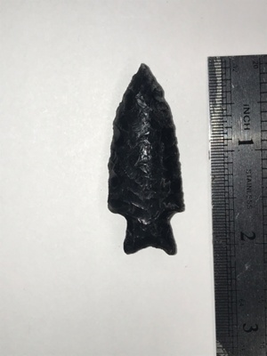 Windust Type C; Projectile Point; Obsidian; 11,200 - 8,500 B.P.; Utah ...