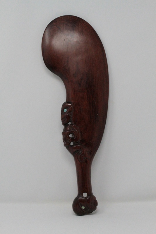 Polynesian Maori South Pacific N.Z. Handcarved War Club Weapon | eHive