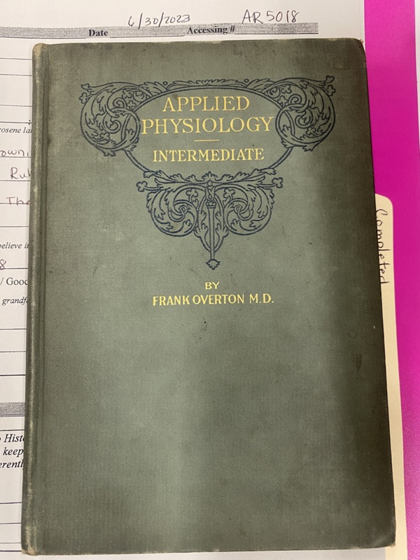 Applied Physiology Intermediate ; 1898; AR5019 | eHive