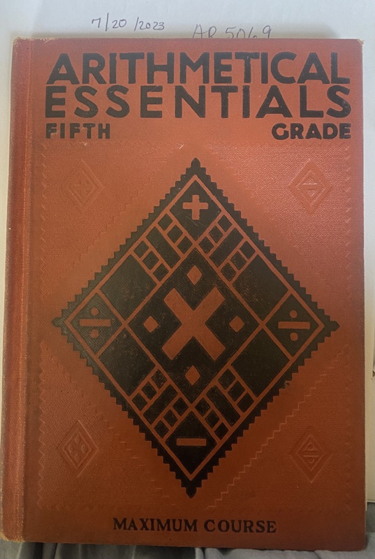 Arithmetic Essentials Fifth Grade Maximum Course; 1926; AR5069 | eHive