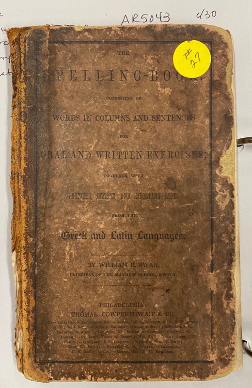 The Spelling - Book; AR5043 | eHive