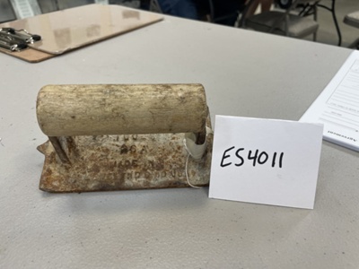 5 inch metal part. Wooden hand groover. 3x5 wood handle Ohio Miles ...