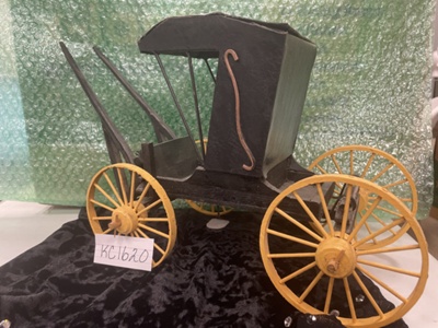 Replica of Amish Carriage Scale model Amish Carriage with 2 seats made ...