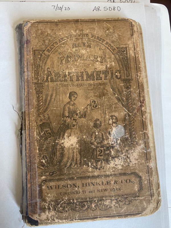 Ray's Primary Arithmetic- One Thousandth Edition; 1857; AR5080 | eHive
