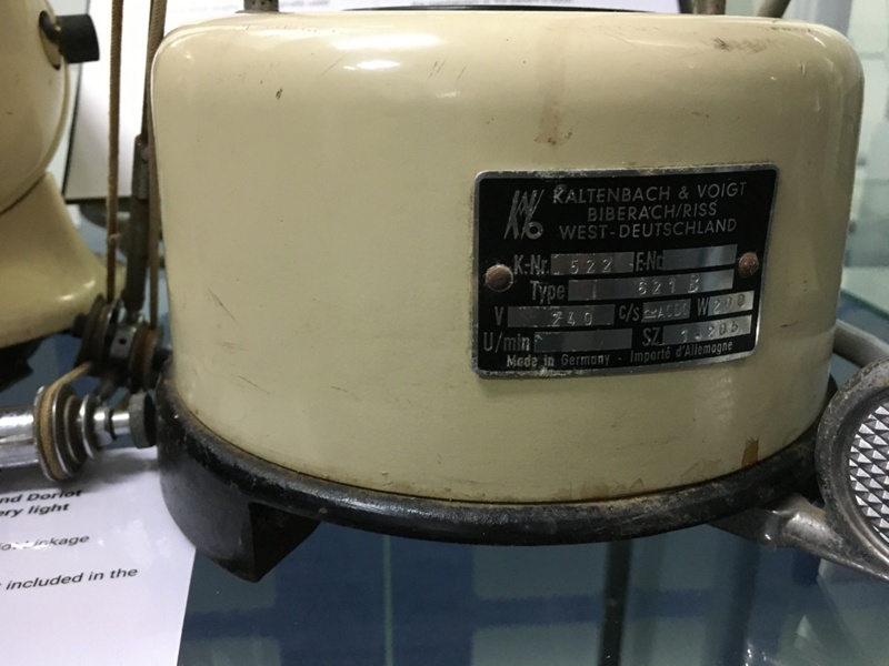 KaVo drill motor, arm and Doriot linkage, with surgery light ...