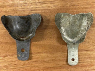 2 Maxillary Compo Impression Trays; Ash, Sons and Co; Before 1920; D460 ...