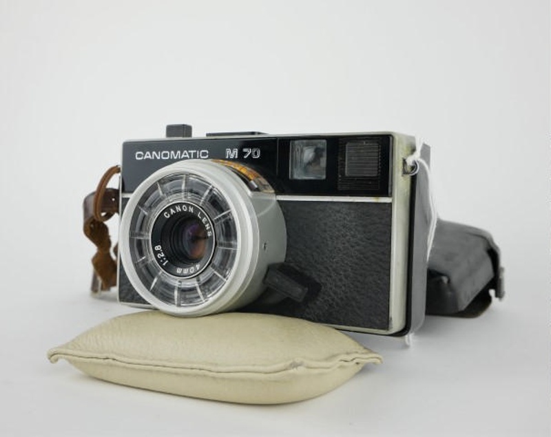 Canon m70 Canomatic camera; Canon Inc.; c. 1970's; H2017.10 | eHive