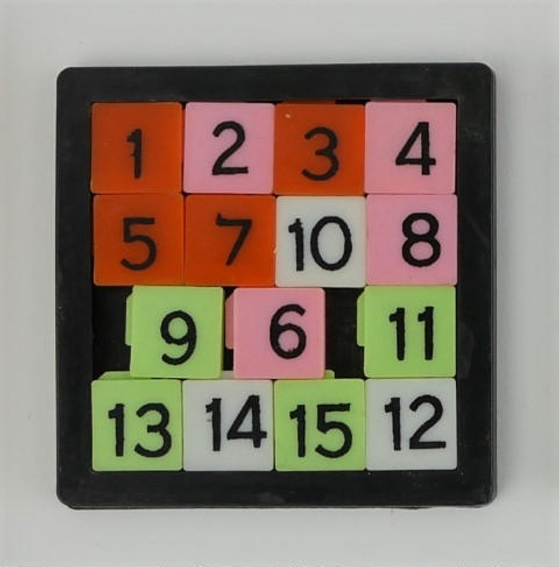 Number Sliding Puzzle; c. 1950's; H2022.6.29 | eHive