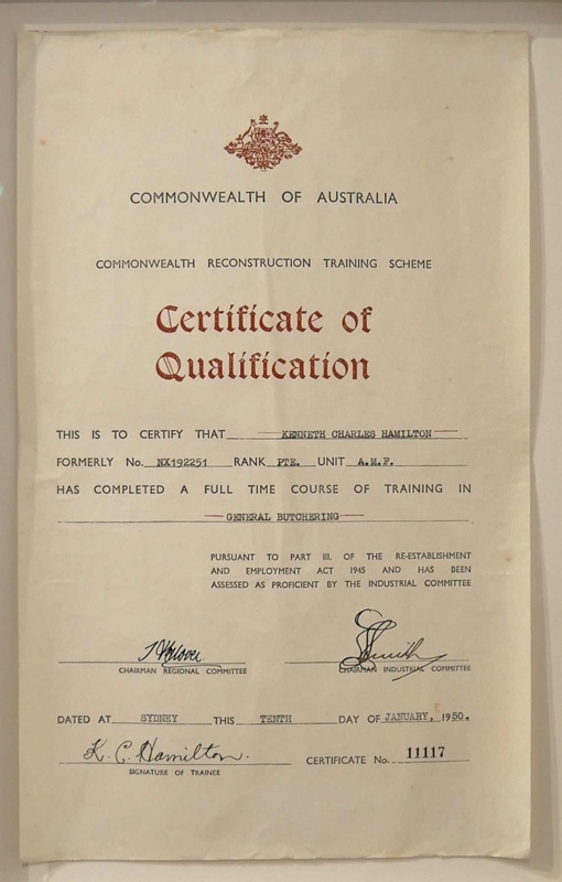 Certificate of Qualification ; 1950; H00.175 | eHive
