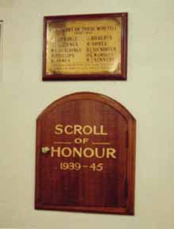 Scroll of Honour cupboard, Sandringham Uniting Church, Trentham Street ...
