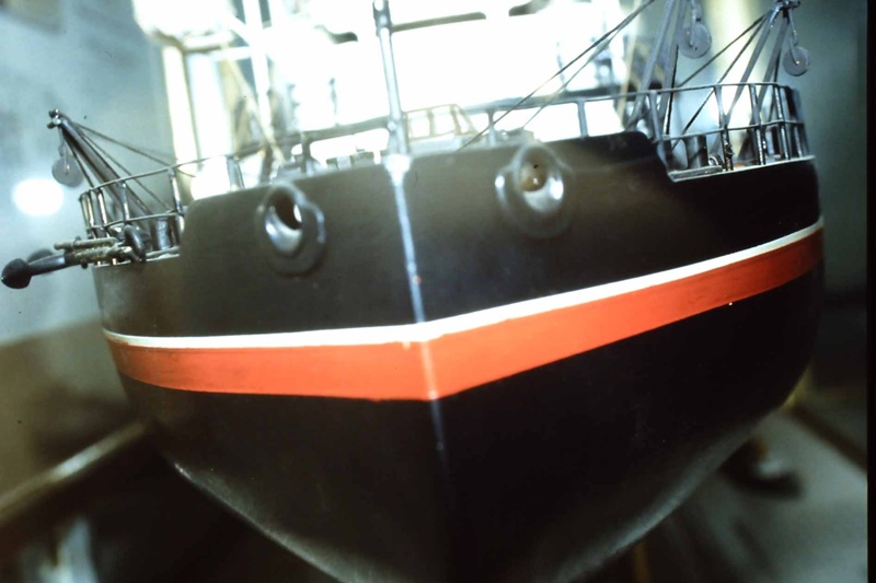 Bow of HMVS Cerberus model.; Charlesworth, Peter; 1989; P4012 | eHive