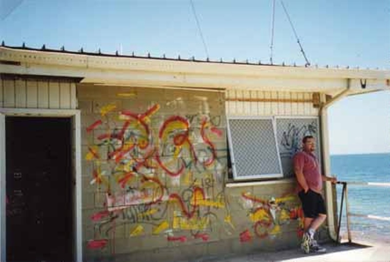 Sandringham Life Saving Club, marked for demolition in 2000; 2000 Jan ...