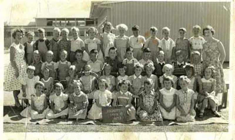 Highett State School Grade 1B, 1957; 1957; P8707 | eHive