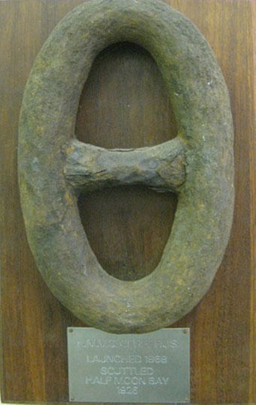 Link from HMVS Cerberus anchor chain.; 187-; OB0002 | eHive