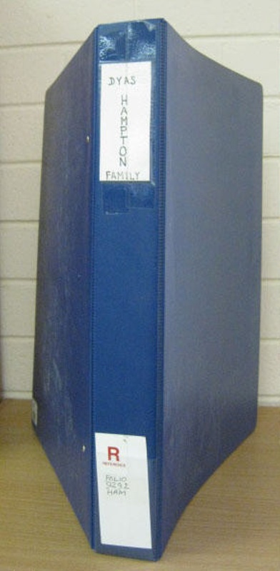 Dyas Beverley Hampton and his wife, Eliza Hampton; Joy, Shirley M ...