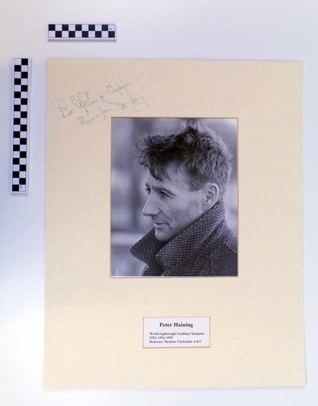 Photograph of Peter Haining mid 1990's+ gifted to Clydesdale ARC ...