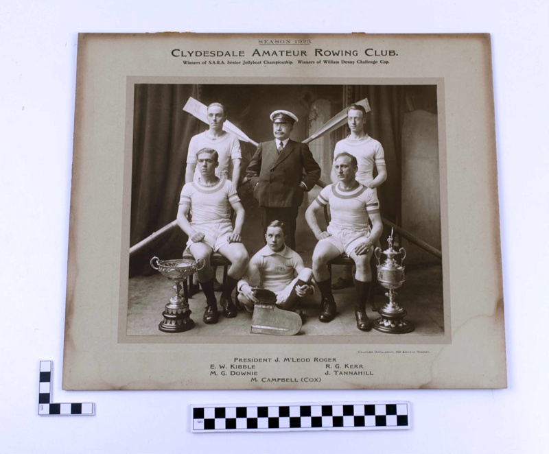 Photograph of Clydesdale A.R.C. Event Winners from the 1923 Season ...