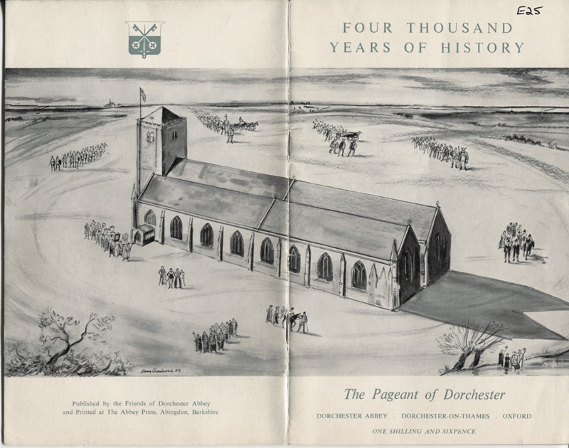 1963 Dorchester Pageant Materials; Friends of Dorchester Abbey; 1960s ...