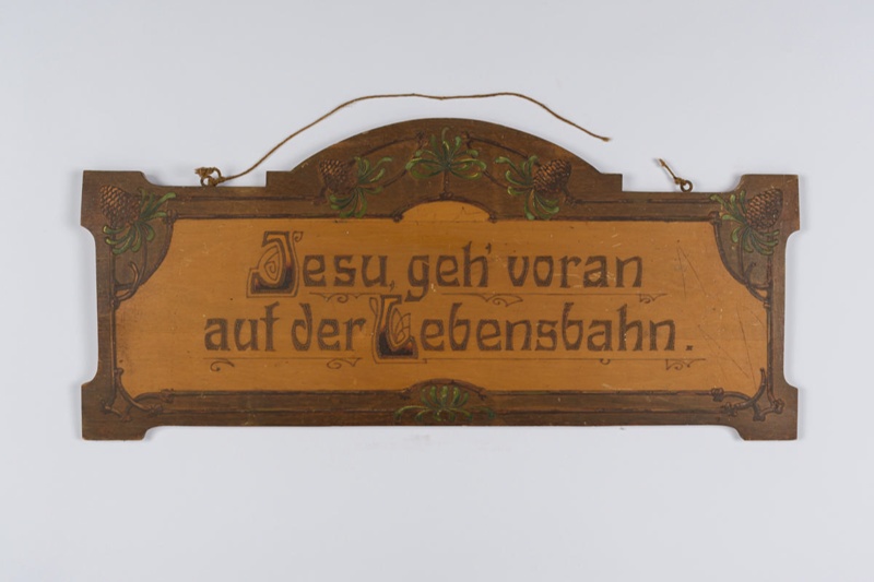 German house blessing, Haussegen; 1900-1910; 1966.19 | eHive