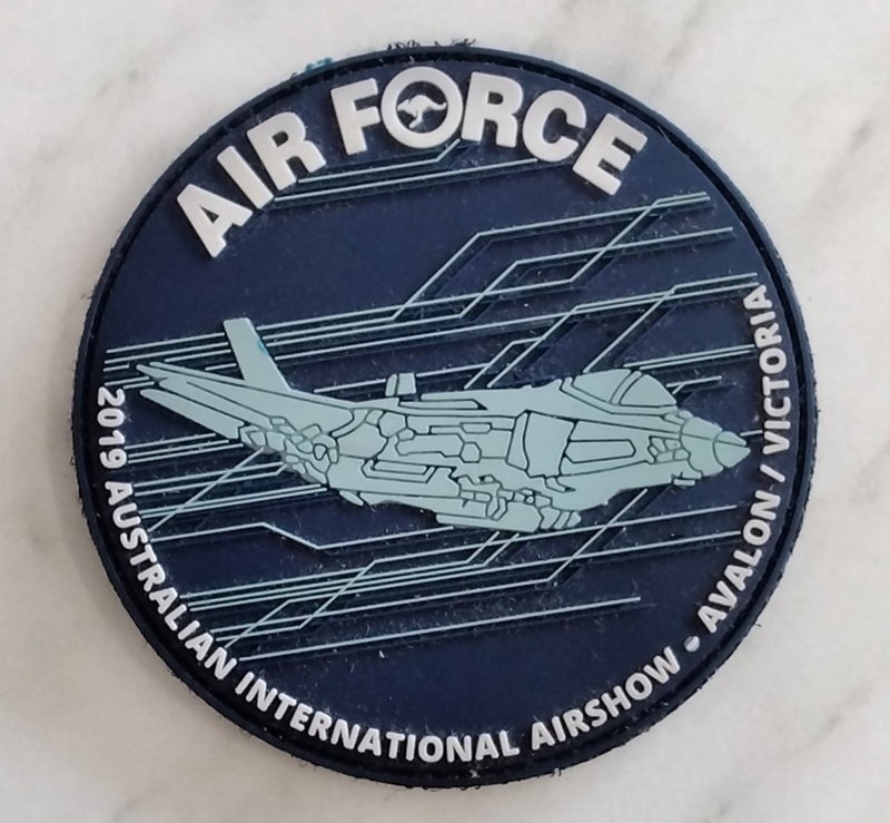 PVC patch Airforce 2019 Australian international air show; 2019; 2023. ...