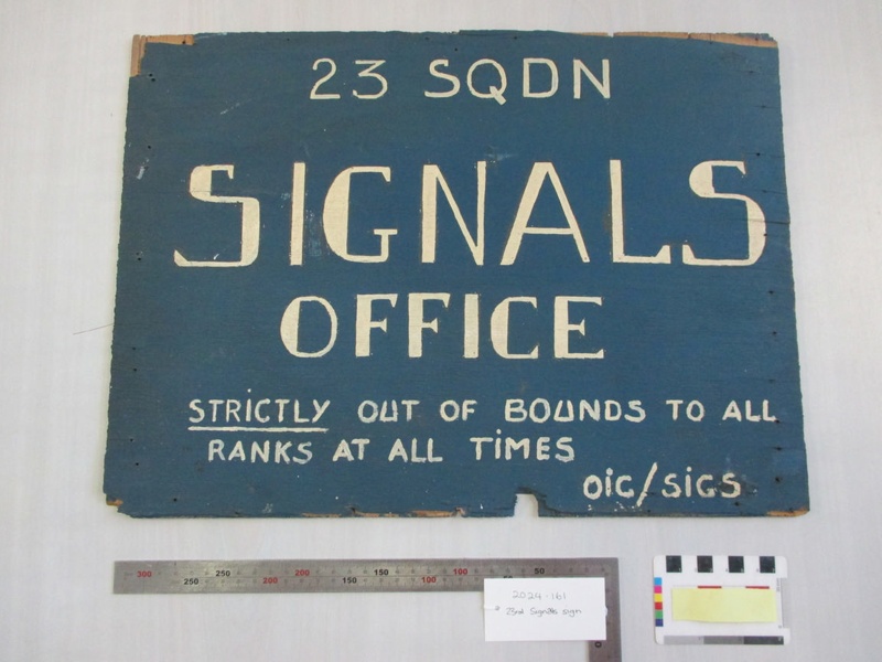 Sign - 23rd Signals; RAAF; 2024.161 | eHive