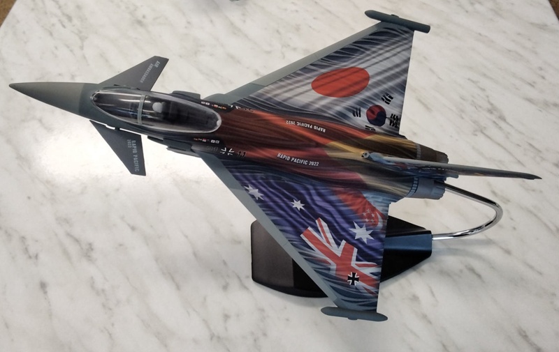 Diecast Model of a Eurofighter Typhoon Aeroplane; Lupa Aircraft Models ...
