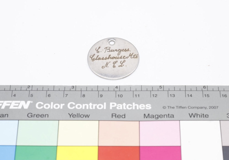 Metal Identity / Address Tag; BH3993 | eHive