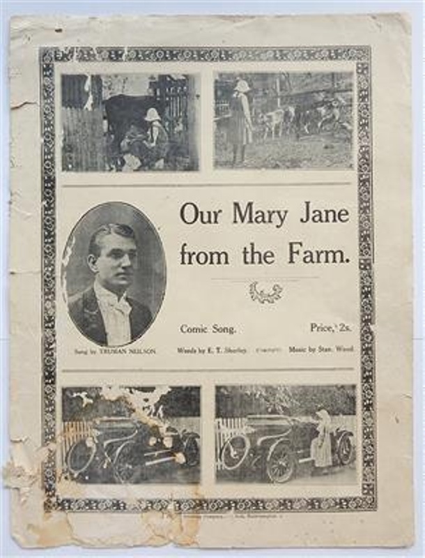 Sheet Music - Our Mary Jane from the Farm; Shorley, E T; Wood, Stan ...