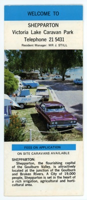 Tourist brochure Shepparton Caravan Park; BH2481 | eHive