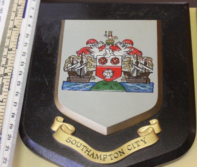 Plaque, Southampton City, UK, Coat of Arms; 13613 | eHive
