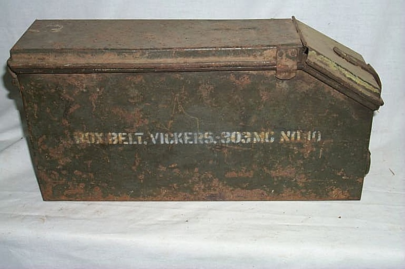 Box, Ammunition Belt .303 for Vickers Machine Gun; 09837 | eHive