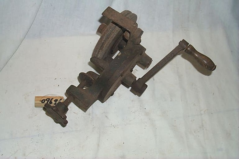 Emery wheel and Nip hand bench grinder, (1),; 09696 | eHive