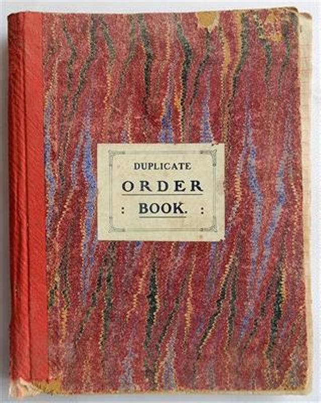 George Hettrich Duplicate Order Book; June 1916 - November 1917; BH3304 ...