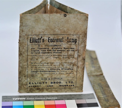Lamp Elliott's Eucresol; No Date; BH784 | eHive