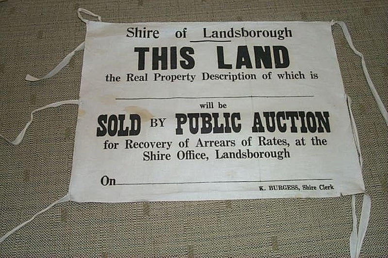 Auction Posters for Landsborough Shire Council land sales; 11691 | eHive