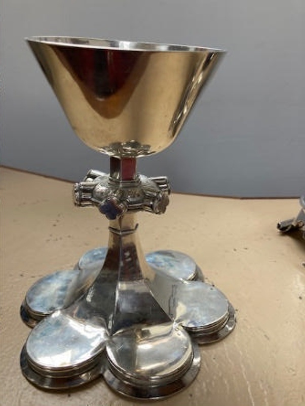 Silver Chalice and Flagon; 1866 | eHive