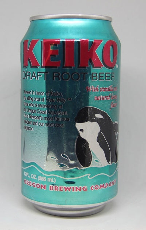 Keiko Draft Root Beer can; Oregon Brewing Company; 2019-203 | eHive