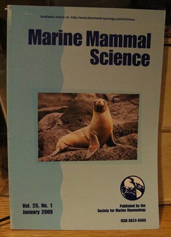 Marine Mammal Science; 0824-0469; 2019-038 | eHive