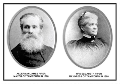 PHOTOGRAPHS OF ALDERMAN JAMES PIPER AND MRS ELIZABETH PIPER; 1988 ...
